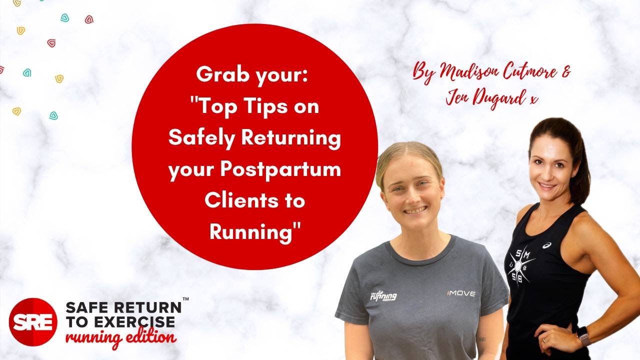 How to Safely Return your Postpartum Clients to Running
