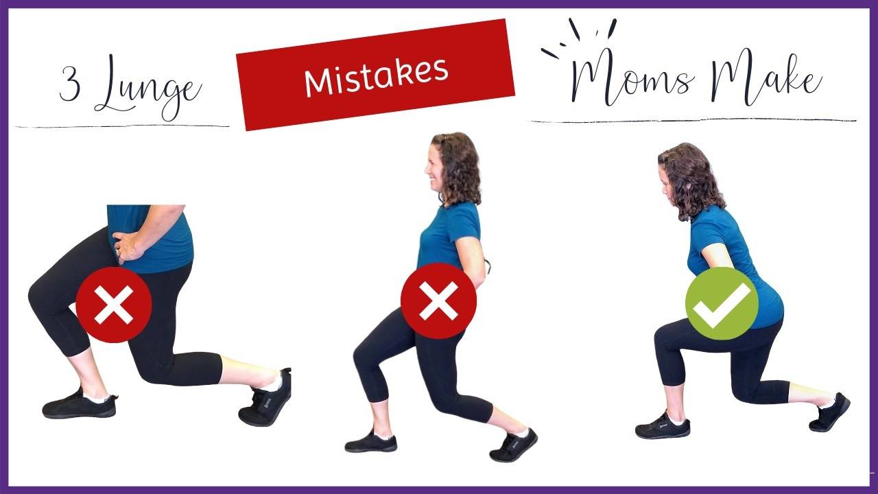 Core Exercise Corrections - Top 3 mistakes women make with lunges