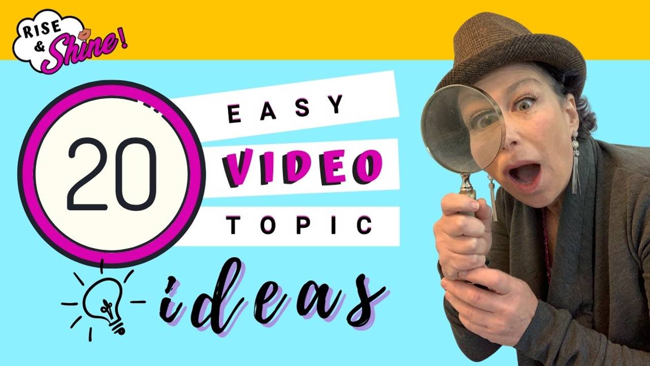 20 Easy Video Topic Ideas