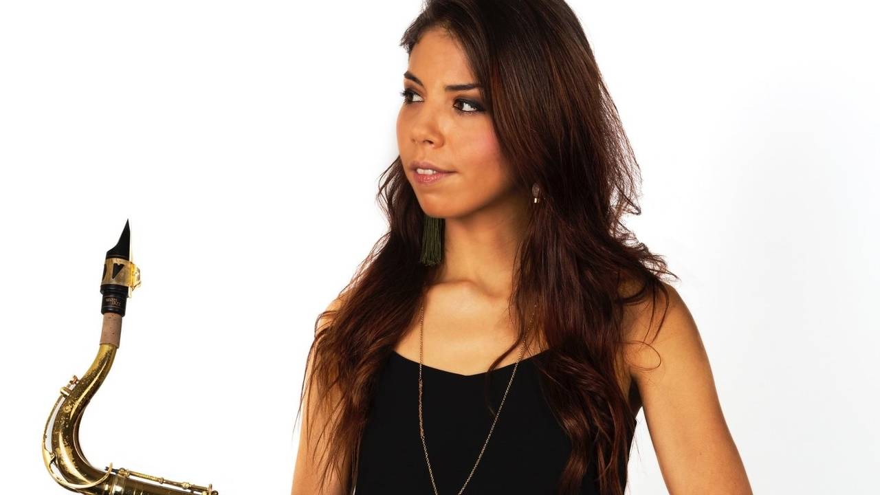 Our Artist-of-the-Month is Melissa Aldana!