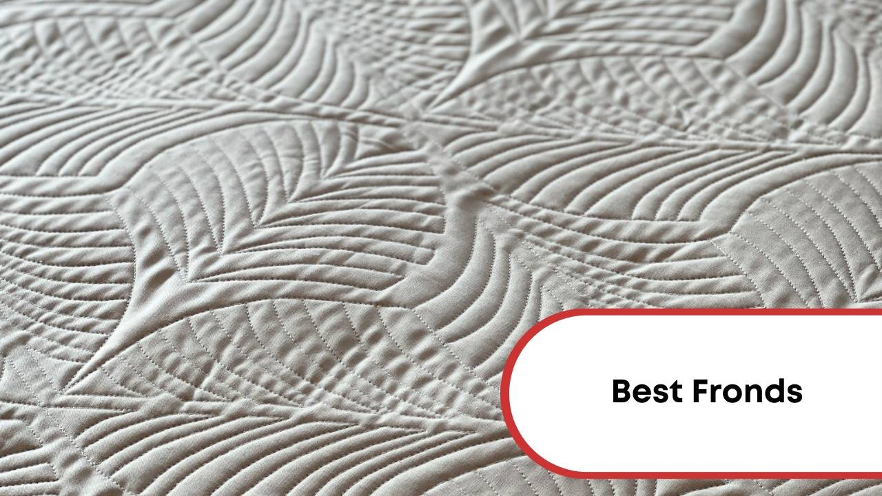Best Fronds Modern Edge to Edge Quilting Design