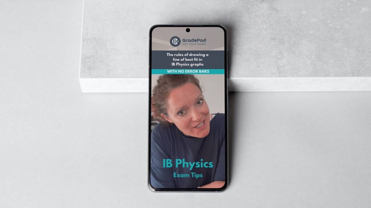 How to Get Full Marks in IB Physics ‘Graph’ Questions in Exams