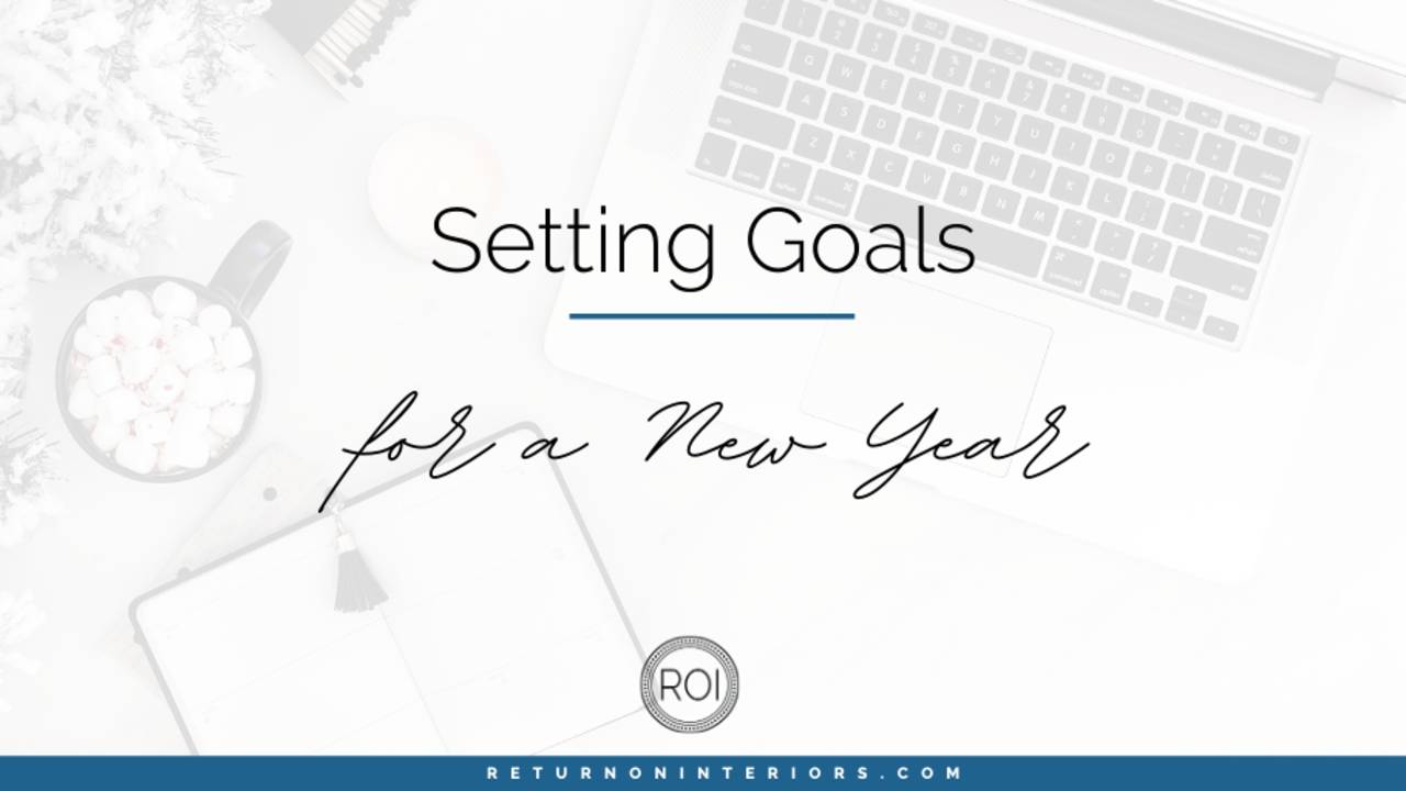 Setting Goals for a New Year