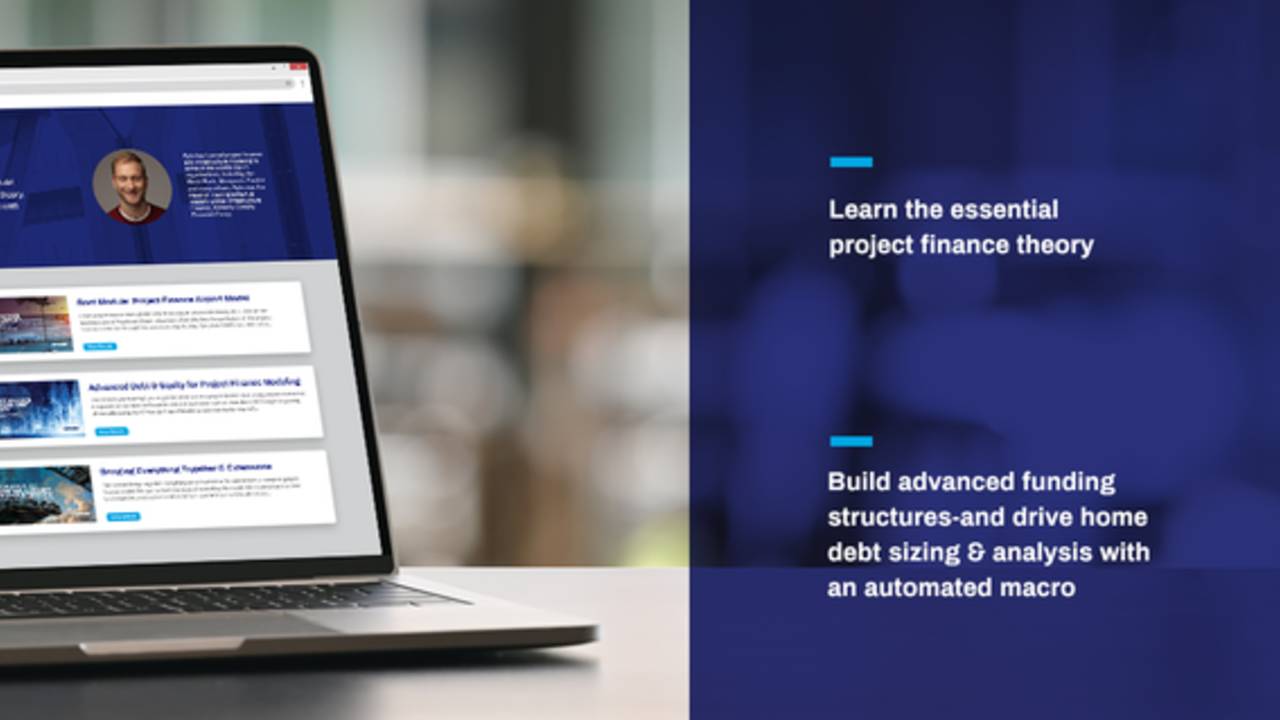 Learn Project Finance Modeling