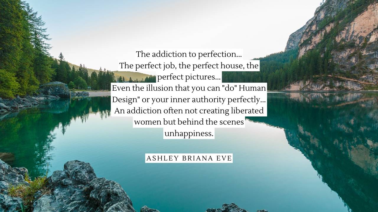 Addiction to Perfection & Toxic Positivity