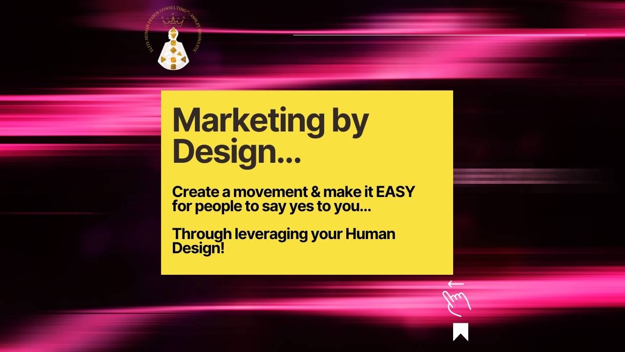 Marketing Using Human Design