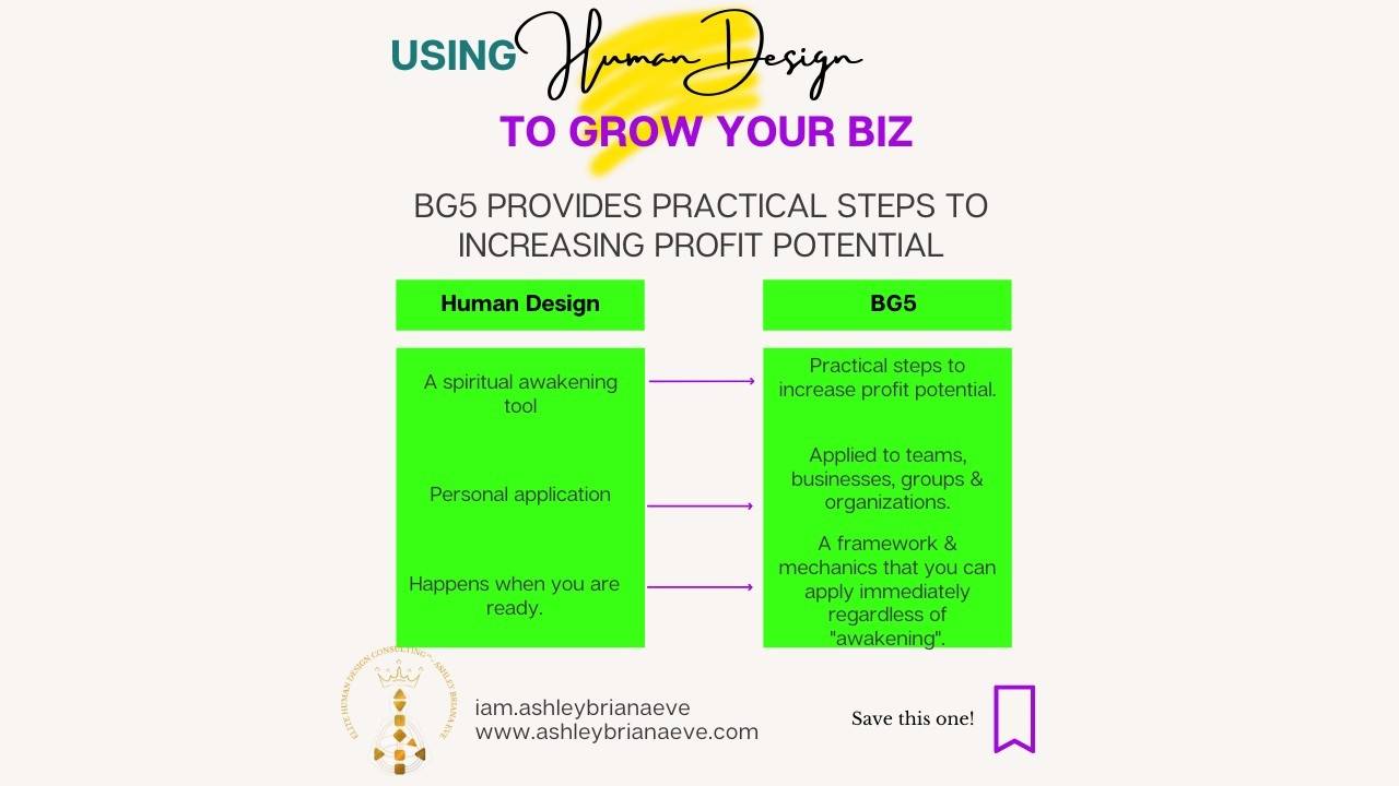 THE PRACTICAL APPLICATION OF HUMAN DESIGN FOR BUSINESS