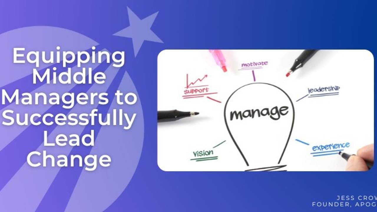 Equipping Middle Managers to Successfully Lead Change