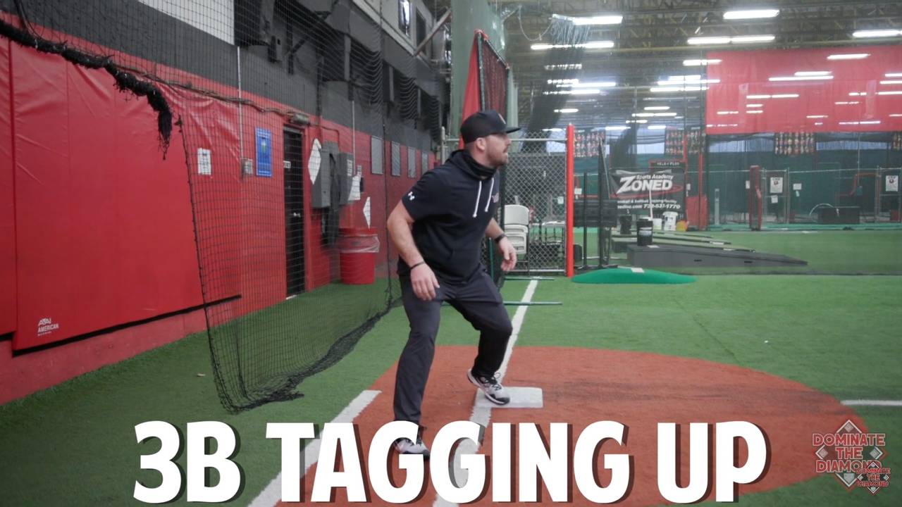 How to Tag up in Baseball off 3B