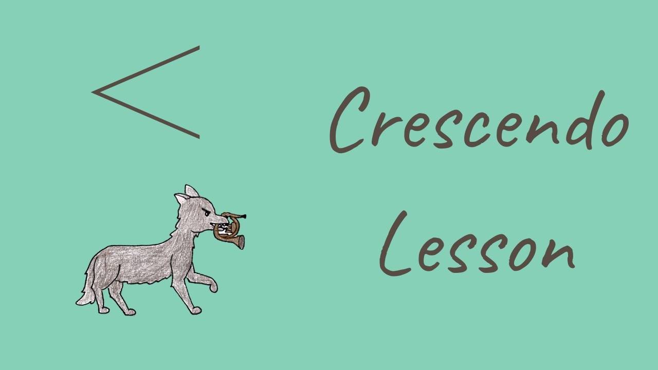 Let's learn about a crescendo!