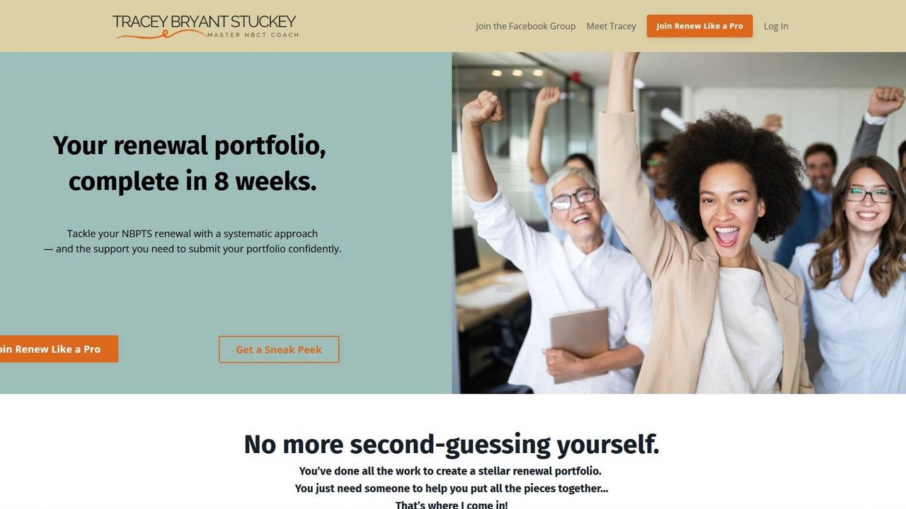 NBPTS Initial & Maintenance of Certification MOC Support for Teachers