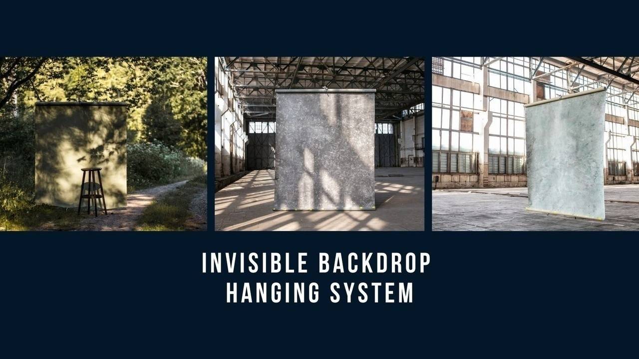 Invisible Backdrop Hanging System