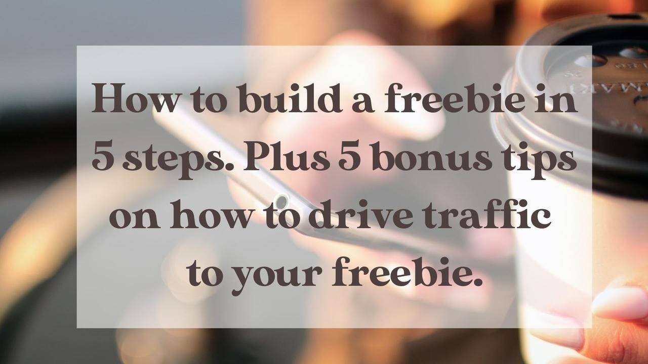 Building out a freebie that attracts high ticket clients