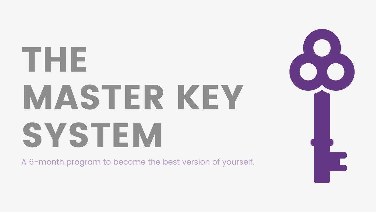 The Master Key System | The Ultimate Sales Academy
