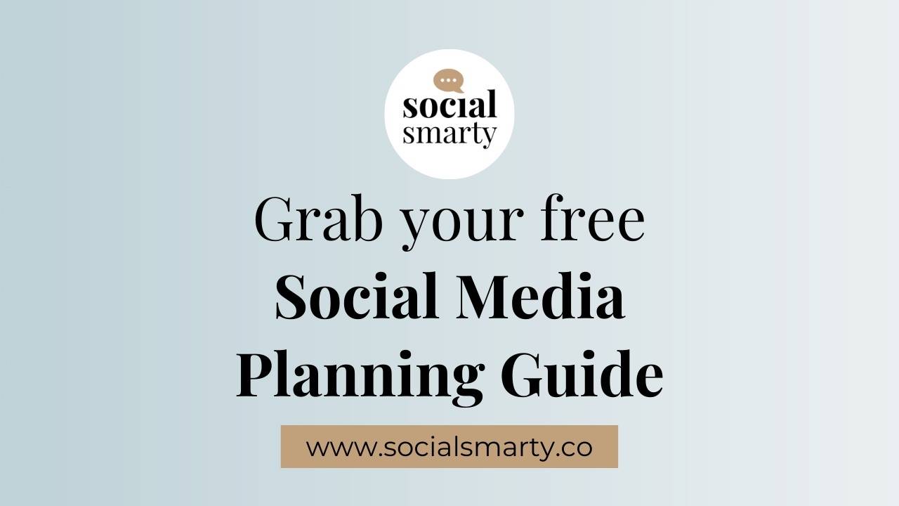 Social media content planner - grab your FREE Guide!