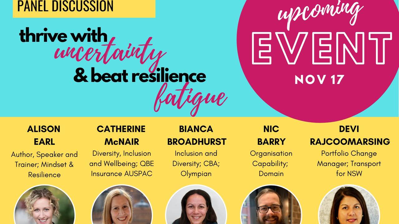 Thrive with Uncertainty Panel Discussion Registration