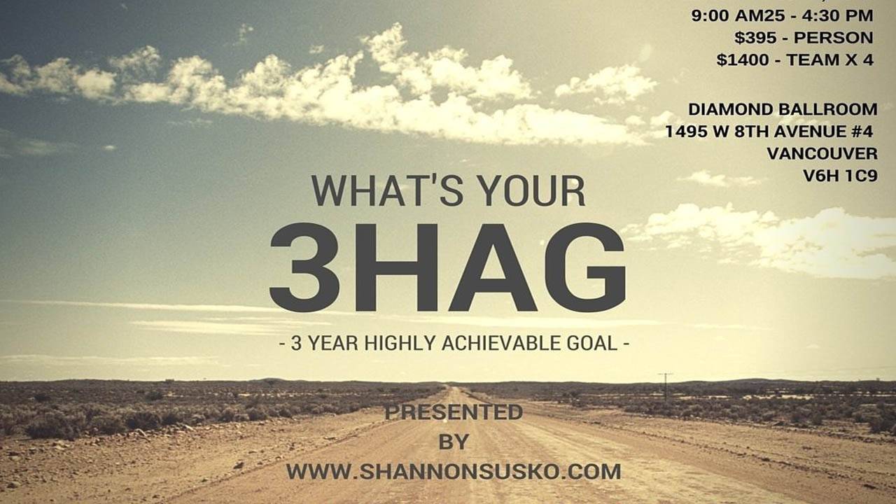 UPCOMING 3HAG WORKSHOP