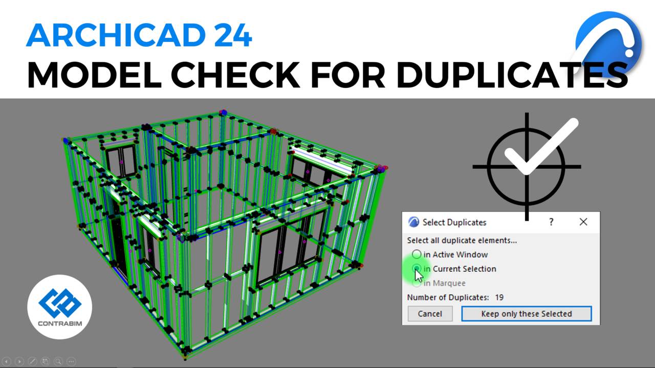 Quickly Run Quality Control Checks for Duplicates in Archicad