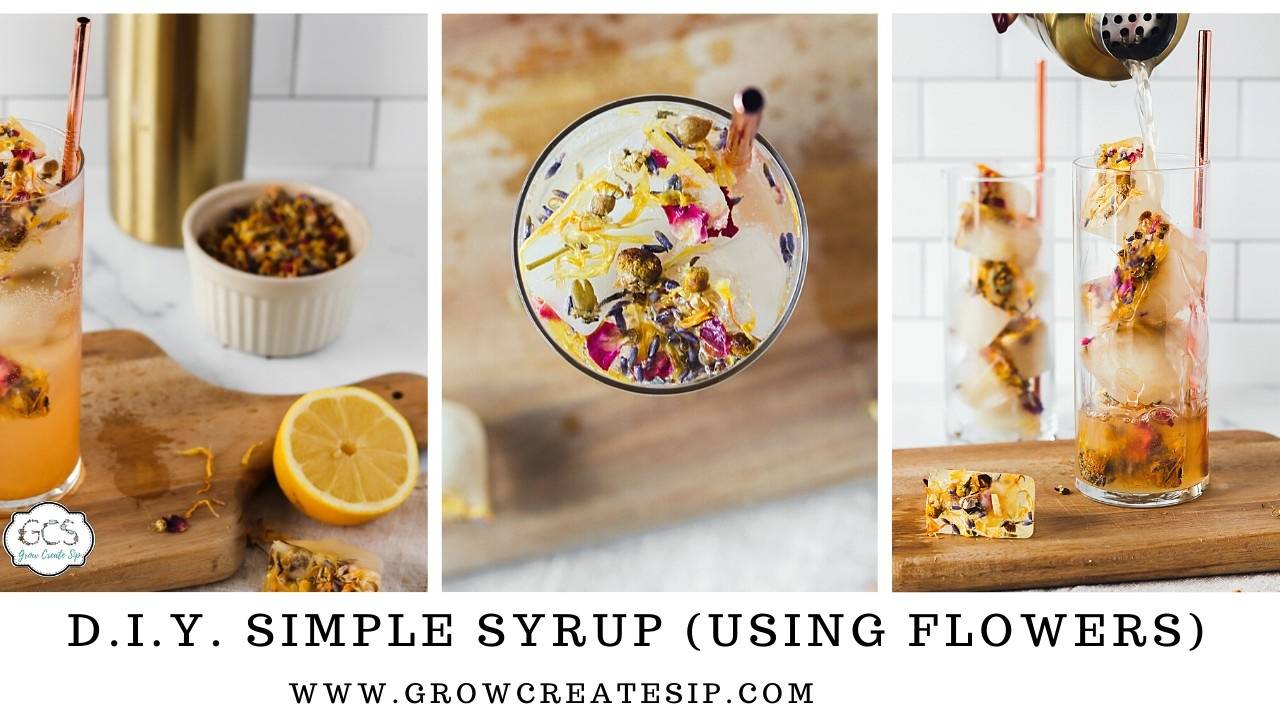 DIY Simple Syrup (Using Flowers)