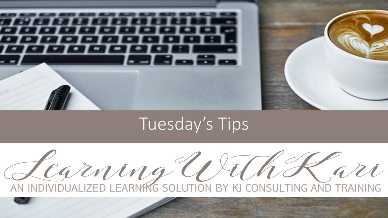 Tuesday's Tip #2 - Excel: 3 Shortcut Keyboard Shortcuts
