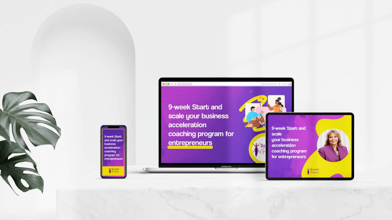 9 Week business accelerator coaching program