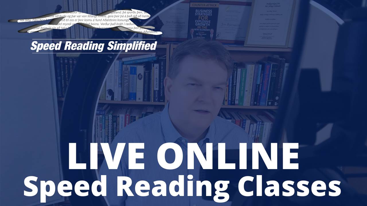 Speed Reading Classes Live - Want me to answer a question for you?