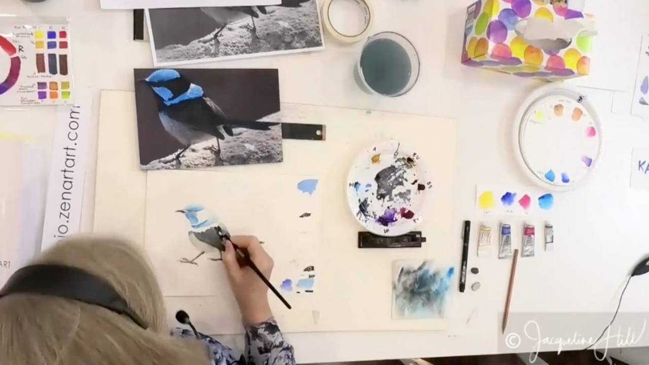Paint a Wren in Watercolour Mini-Course