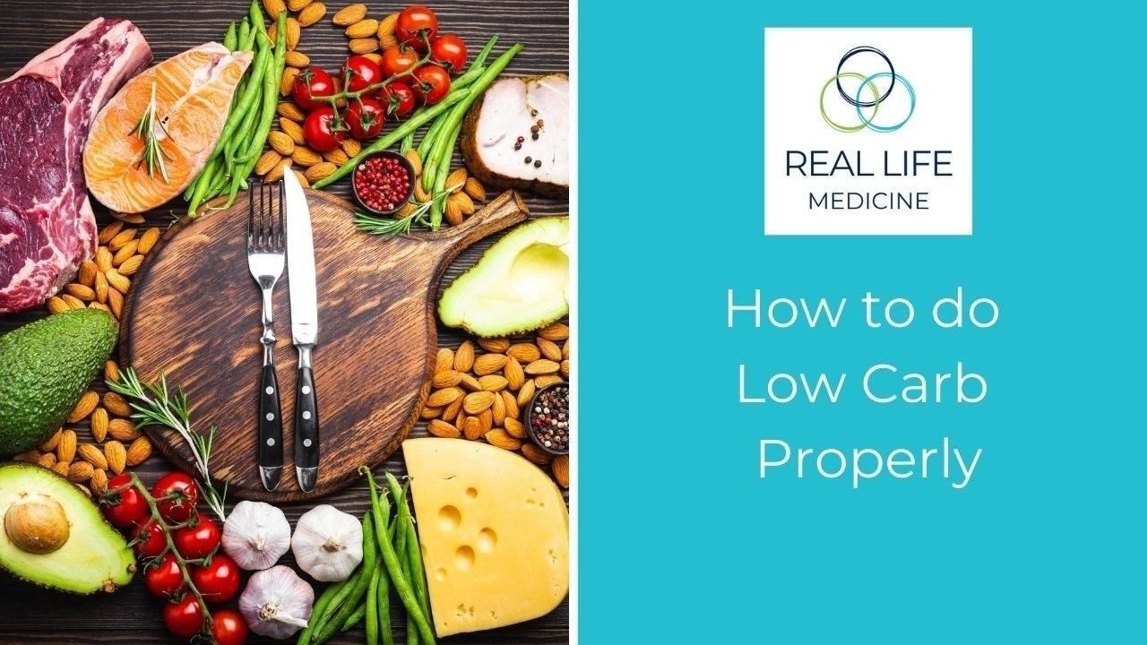 How to a low carb diet properly