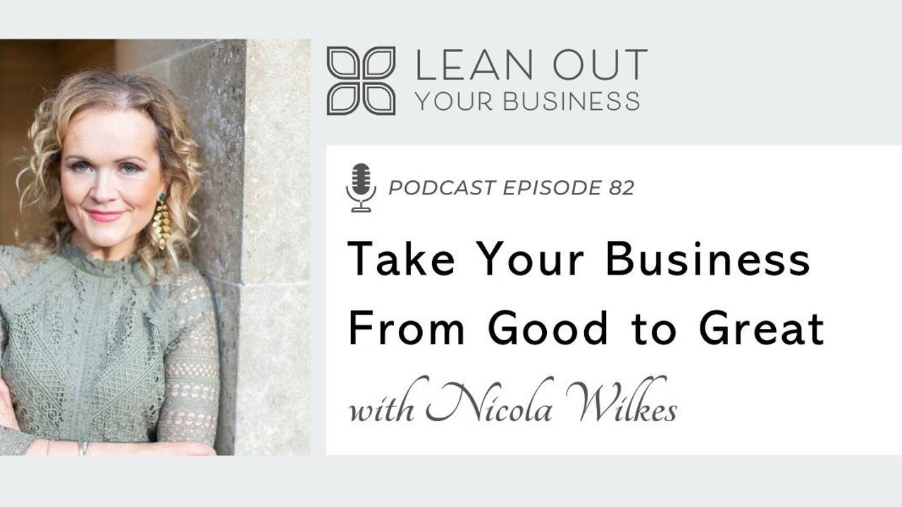 Lean Out Your Business Podcast Interview with Nicola Wilkes
