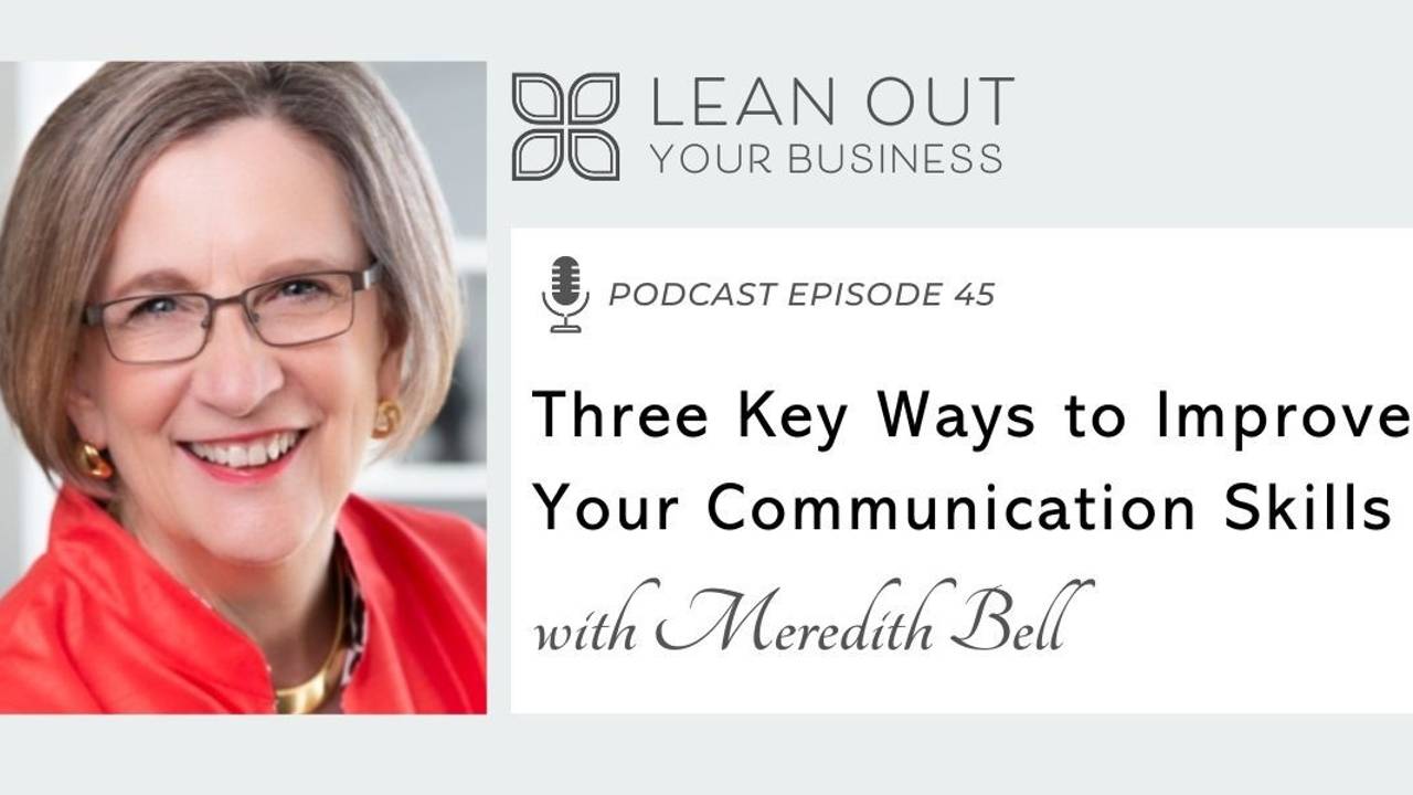 Lean Out Your Business Podcast Interview with Meredith Bell