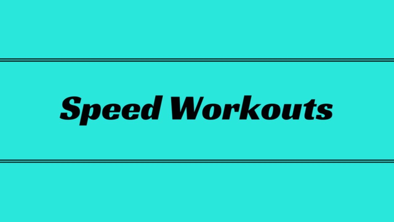 Running Speed Workouts for Beginners