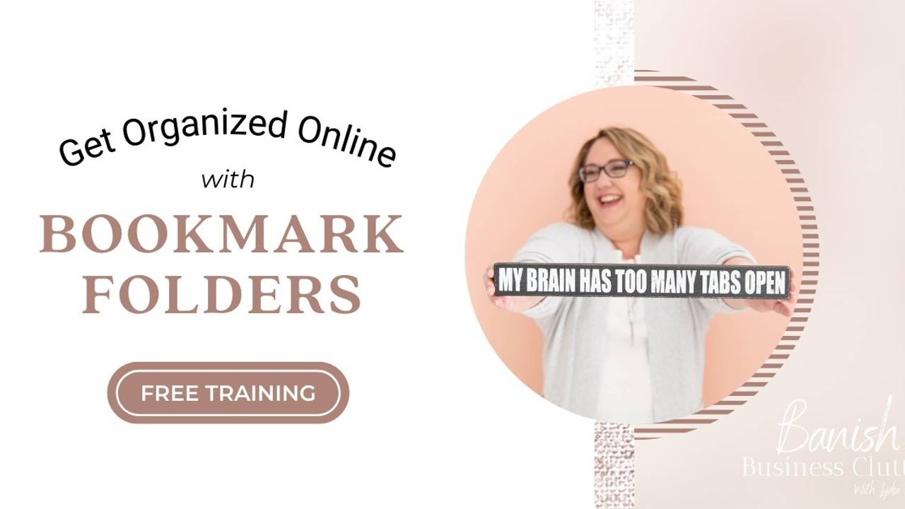 Get Organized Online with Bookmark Folders