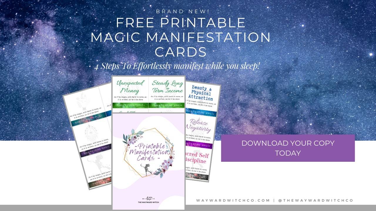 Manifestation Cards Free Download