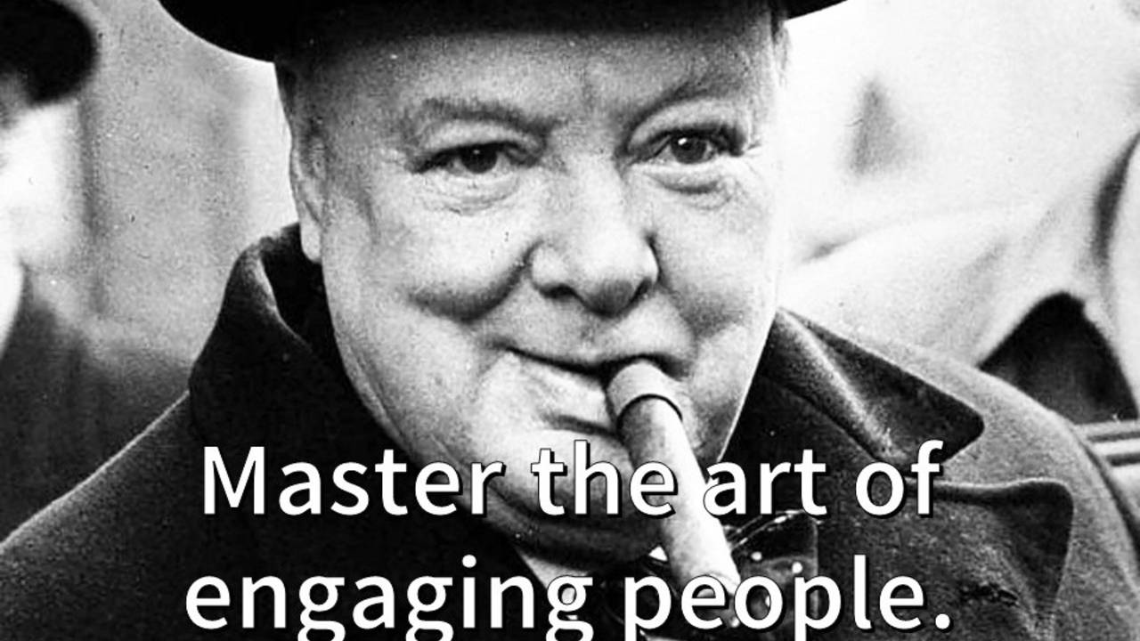 Winston Churchill: Master at Engaging People