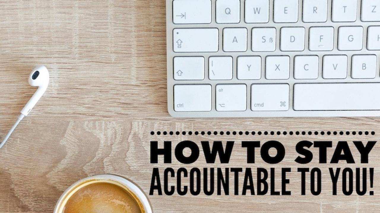 It's Hard to Stay Accountable to Your Health & Weight Loss