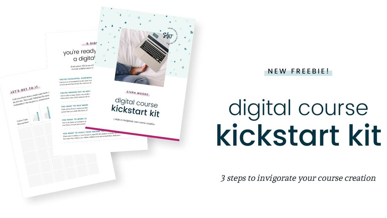 The Digital Course Kickstart Kit