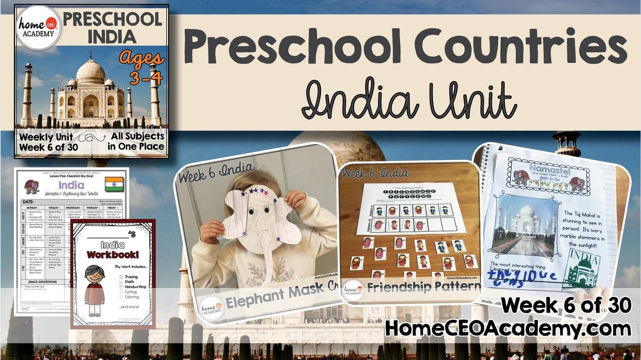 Preschool Countries: India Theme by Home CEO Academy