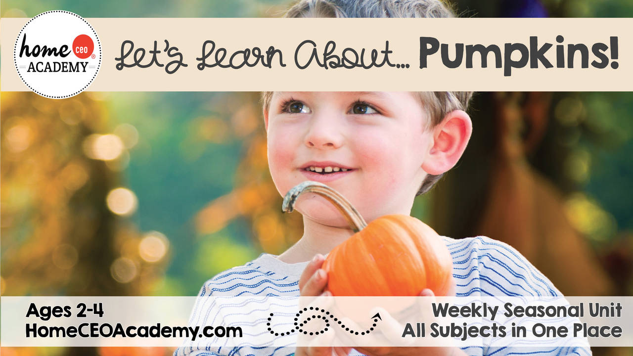 Preschool Pumpkins Unit