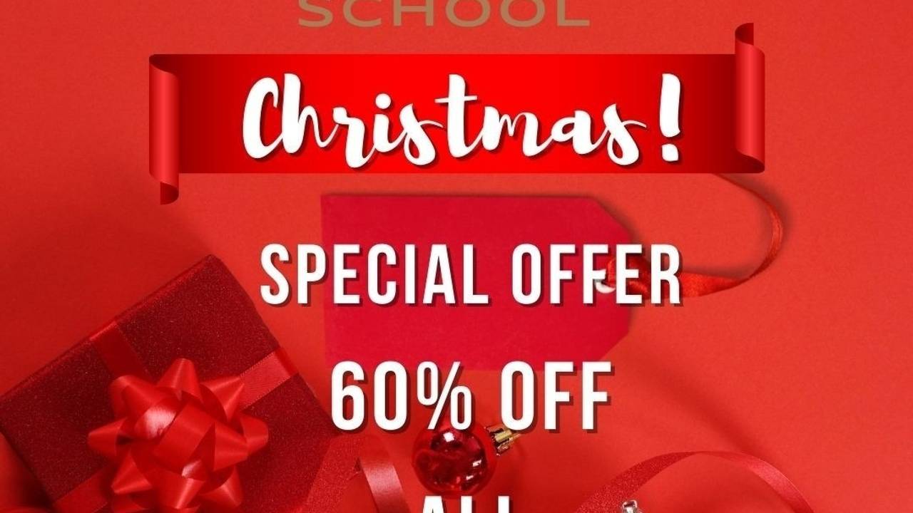 2021 Christmas Promo 60% off all programs