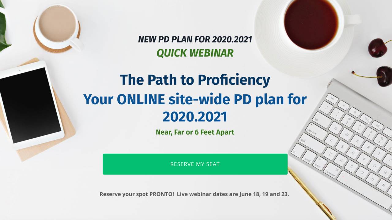 Path to Proficiency Webinar Registration