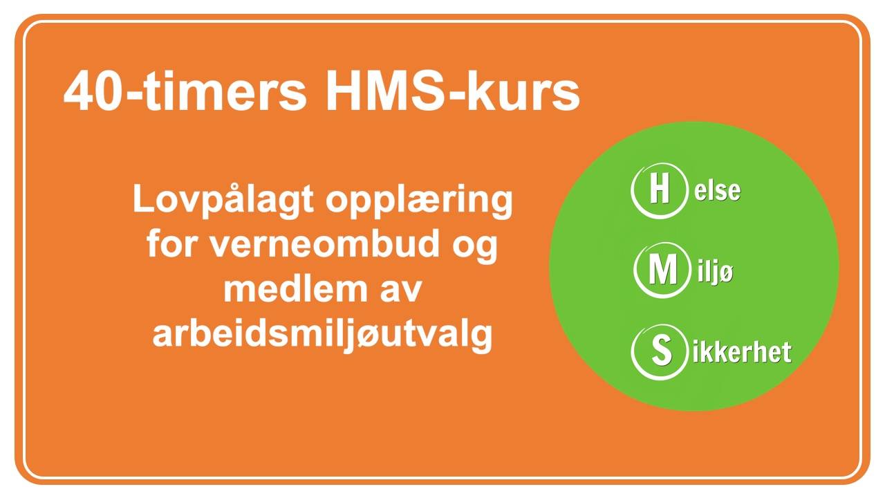 40-timers HMS-kurs