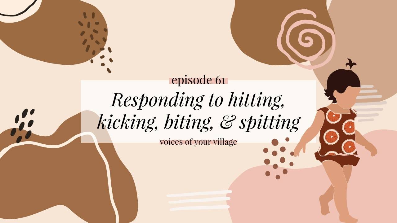 How to respond to hitting, kicking, biting, spitting!