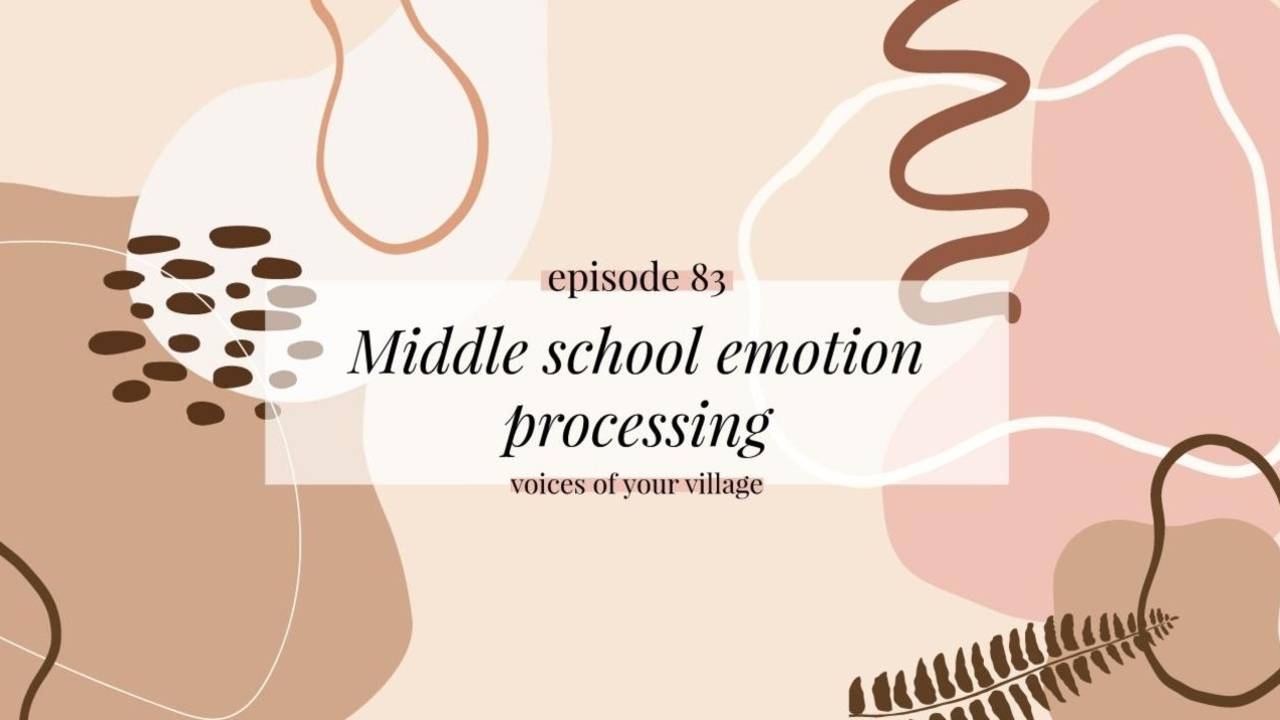 What a middle-schooler would like you to know about emotions