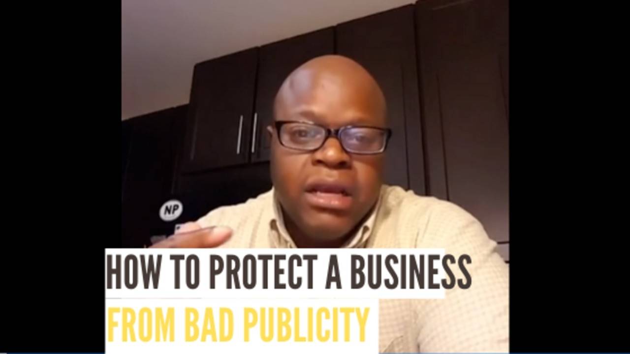 How to protect a business from bad publicity