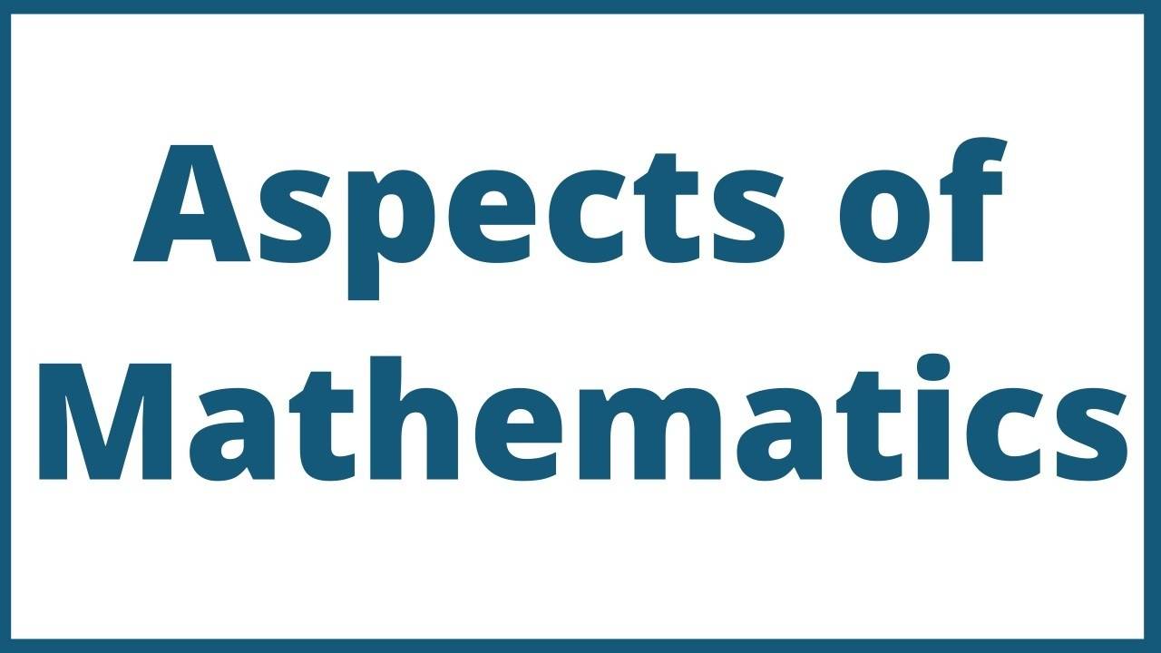 Aspects of Mathematics (redirect)