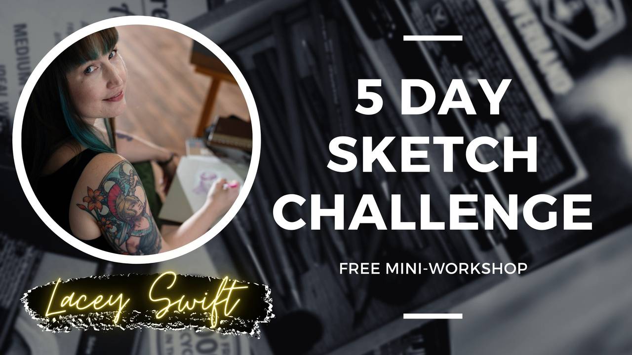 Free 5 Day Sketch Challenge Mini Drawing Class
