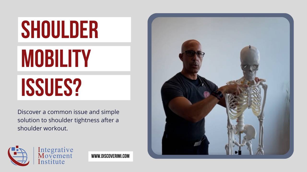 Shoulder mobility problems?