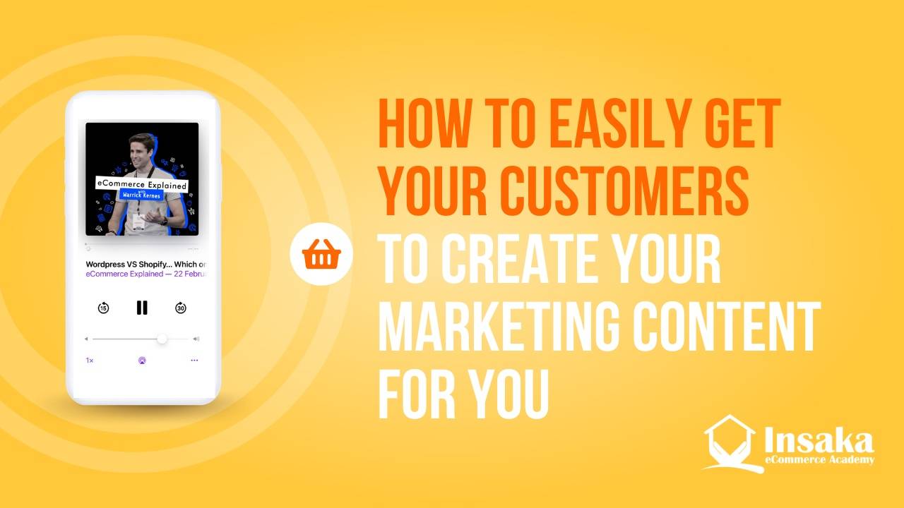 How to easily get your customers to create marketing content for you