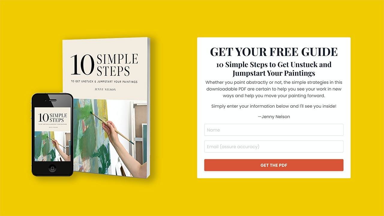 FREE PDF: 10 Simple Steps to Get Unstuck and Jumpstart Your Paintings