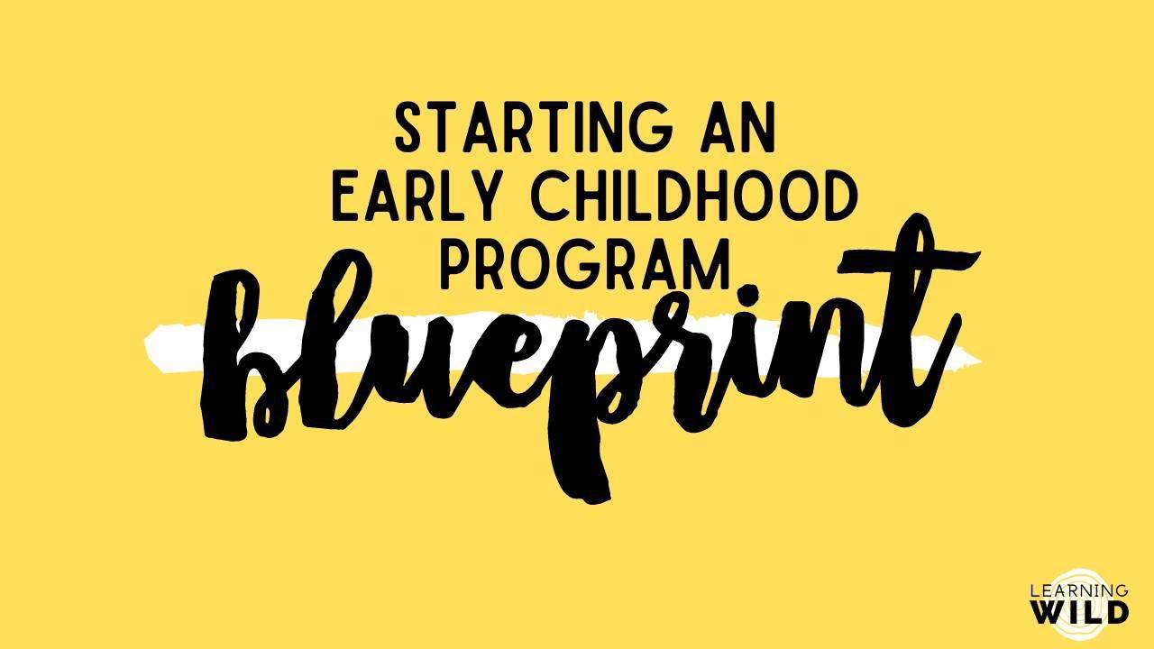 Starting An Early Childhood Program Blueprint by Kristen RB Peterson